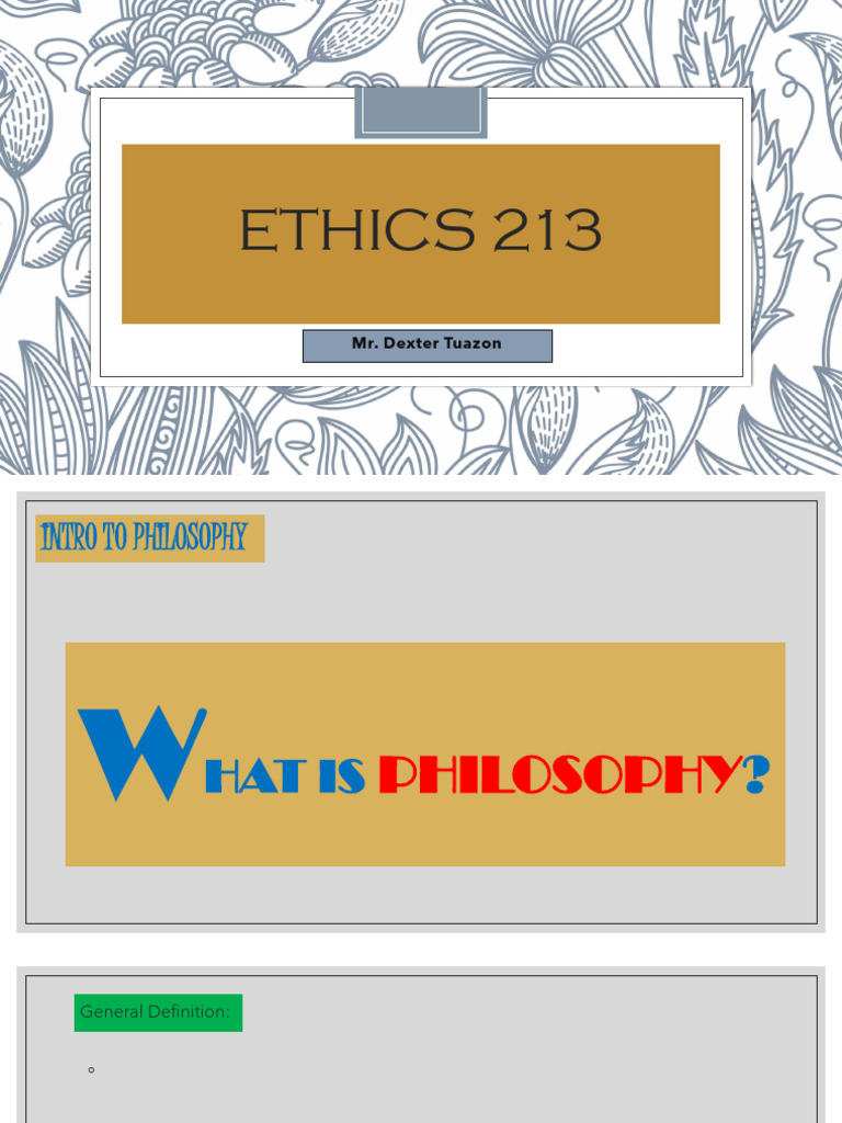 Module 1 - Ethics | PDF | Epistemology | Knowledge
