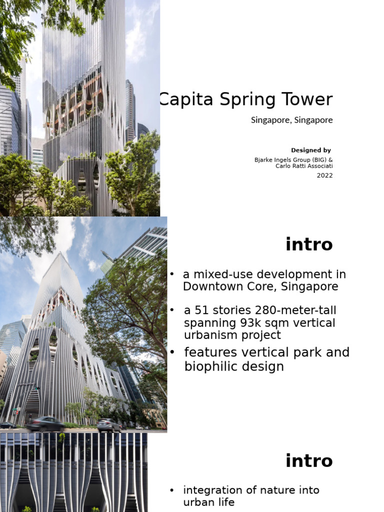 Capita Spring: Sustainable Urban Skyscraper | PDF | Environmental Design