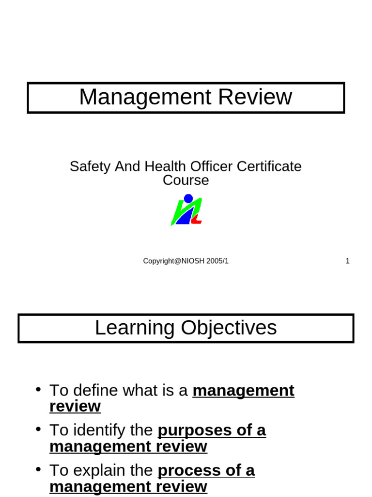16 - Management Review | PDF | Occupational Safety And Health | Safety