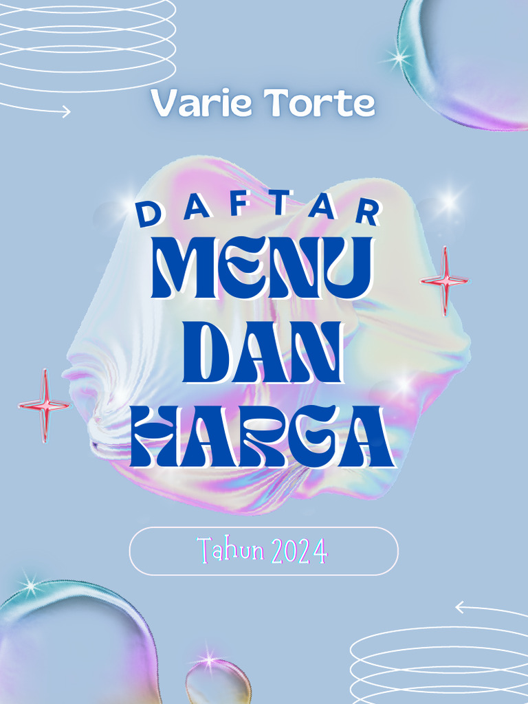Daftar Menu Dan Harga Varie Torte 2024 | PDF