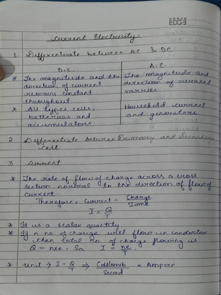 std9 Physics (Current Electricity) | PDF