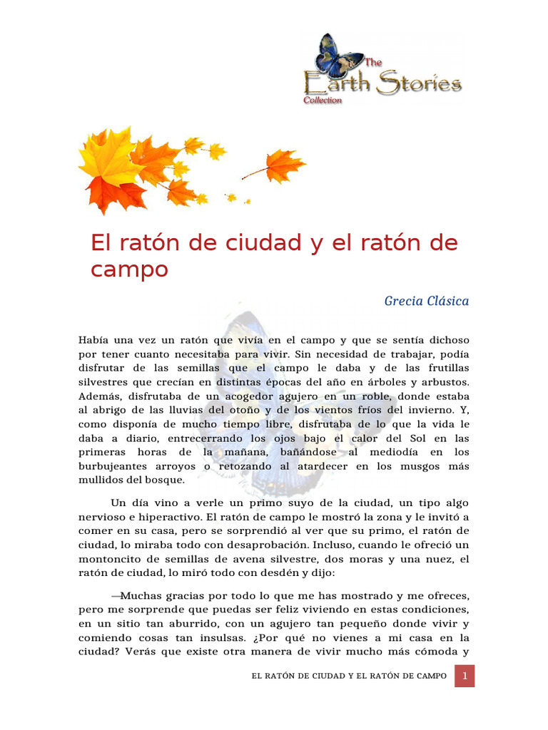 SII07f-001_El-raton-de-ciudad-y-el-raton-de-campo | PDF