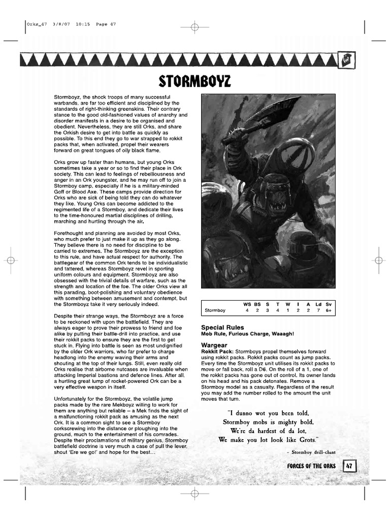 Codex - Orks 2007(2008)[41-50] | PDF