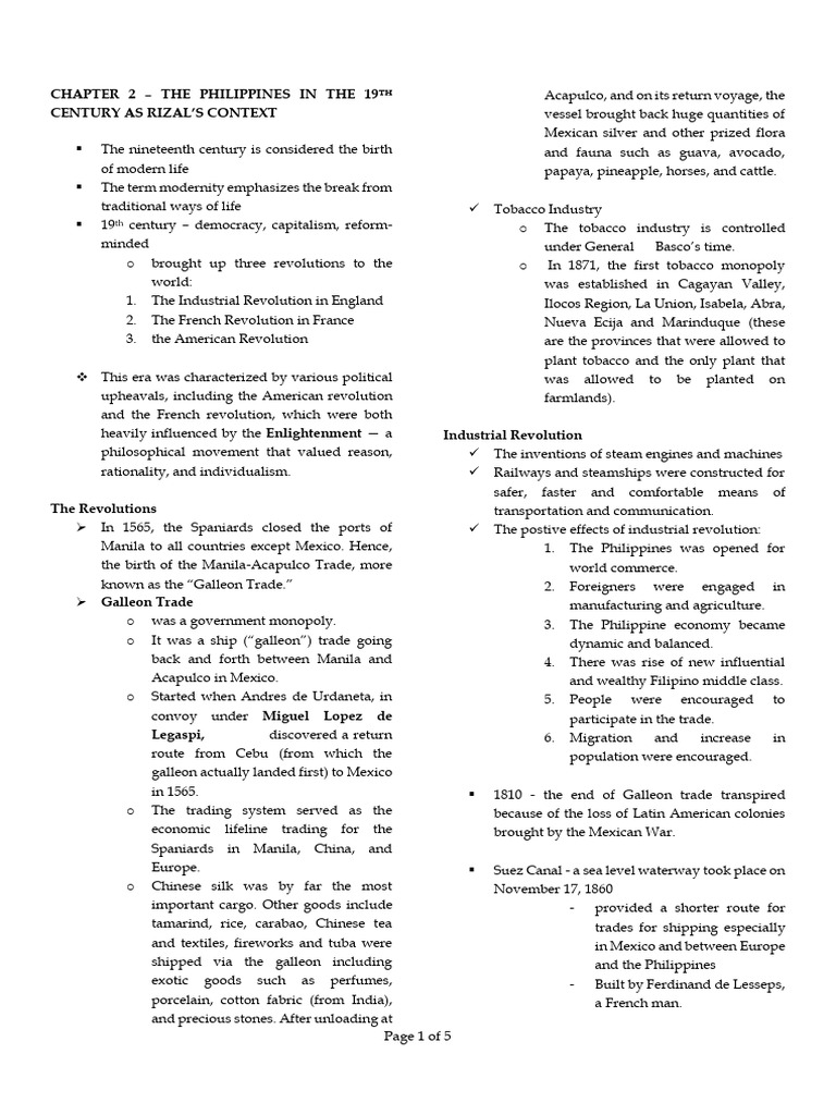 RIZAL LO2 Personalhandout | PDF | Philippines
