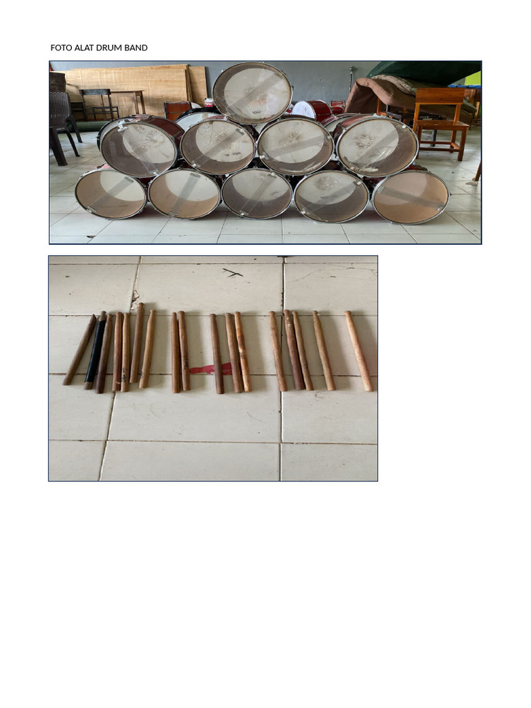 Foto Alat Drum Band | PDF