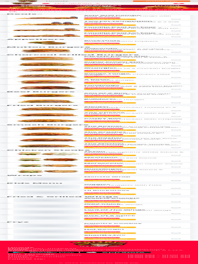 Howdy Menu Online Ordering | PDF | Hamburgers | Cuisine Of The Americas