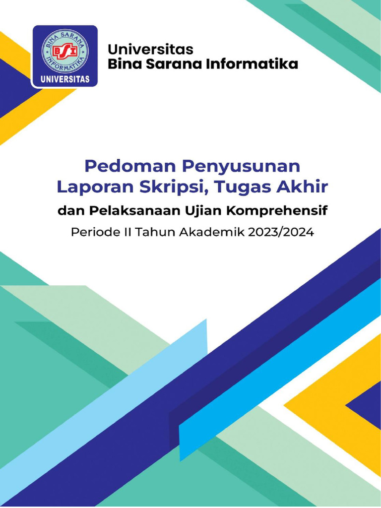 Pedoman Skripsi TA Periode 2024-2 | PDF