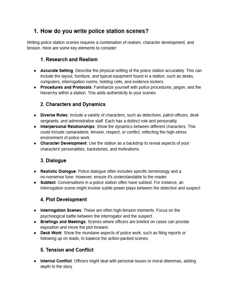 How to Write a Particular Scenes_ (1) | PDF | Courtroom | Witness