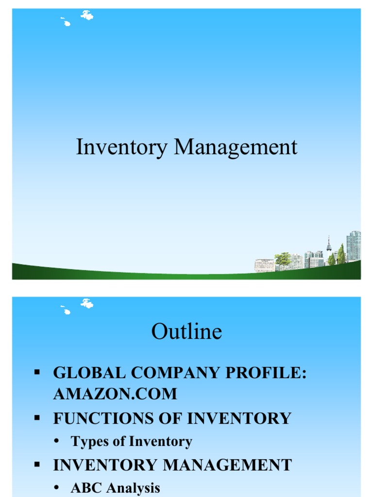 Inventory Management PPT at BEC DOMS | PDF | Inventory | Demand