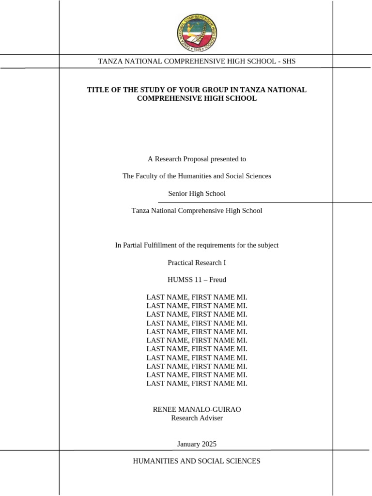 PR1 Manuscript Template (SY 24 25) | PDF | Data | Humanities