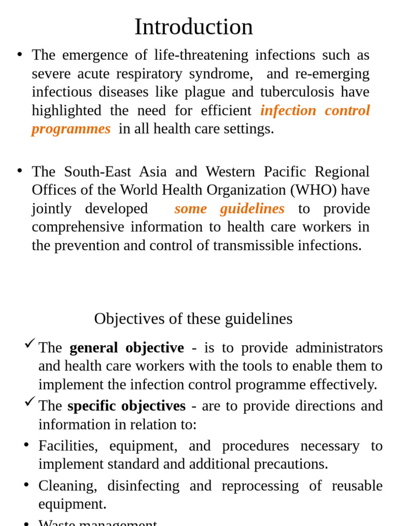 Hospital Infection Control | PDF | Infection | Public Health