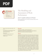 Campbell 1990 Modeling Job Performance PDF | PDF | Degrees Of Freedom ...