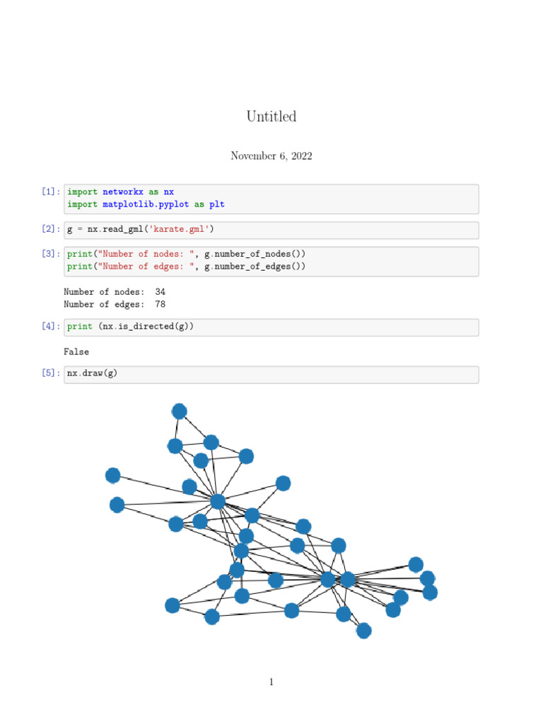 NetworkX Updated | PDF