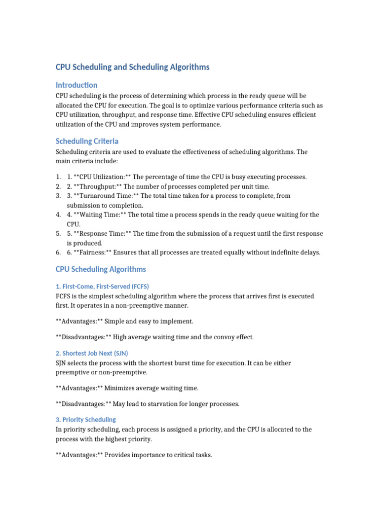 CPU_Scheduling_Assignment | PDF | Scheduling (Computing) | Operations Research