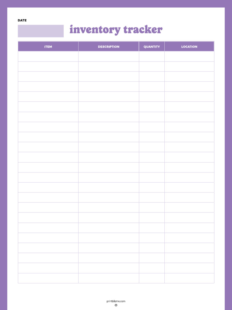 Inventory Tracker PrintBlame Version 4 1 | PDF