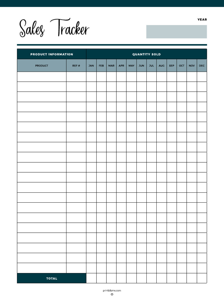 Sales Tracker PrintBlame Version 3 1 | PDF