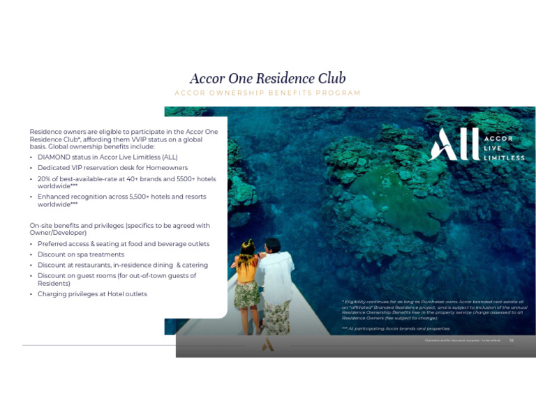 Accor Ownership Benefits Overview | PDF