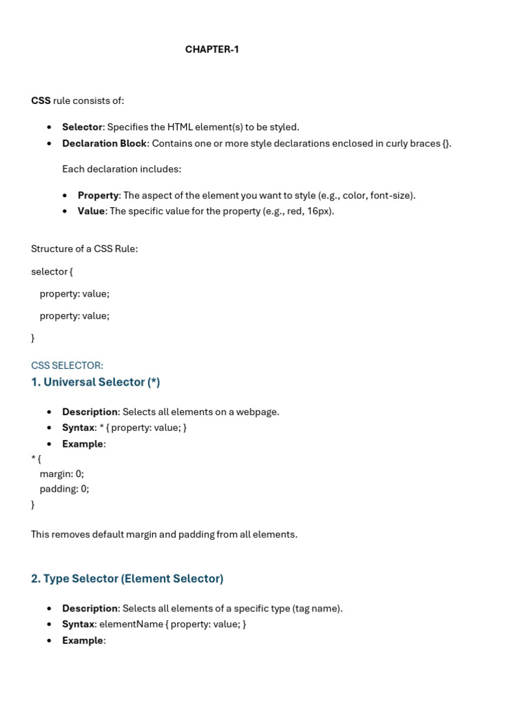 Css 1 (Selector, Measurement, BG) | PDF | Pixel
