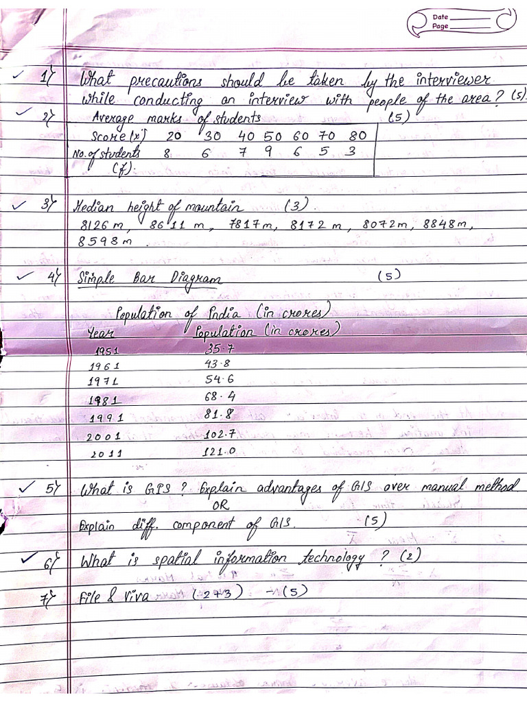 Maths Inventory Project | PDF