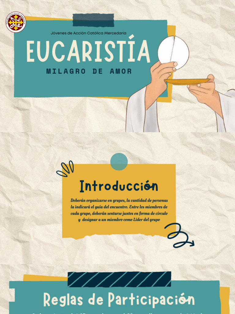 Eucaristía: Significado y Participación | PDF | eucaristía | Pascua de ...
