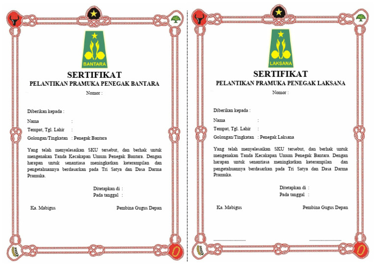 BORDER BINTANG TAHUNAN PRAMUKA | PDF