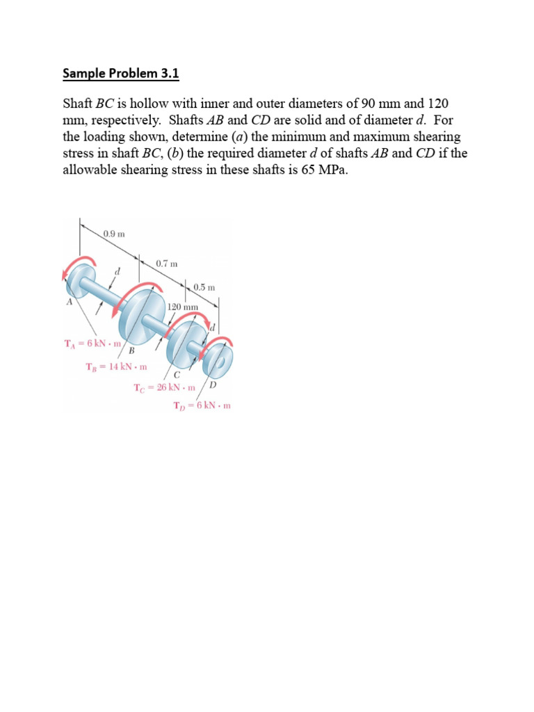 Mechanical Engineering Stress Analysis | PDF