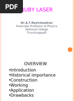 7ruby Laser - Definition, Construction and Working | PDF | Laser | Mirror