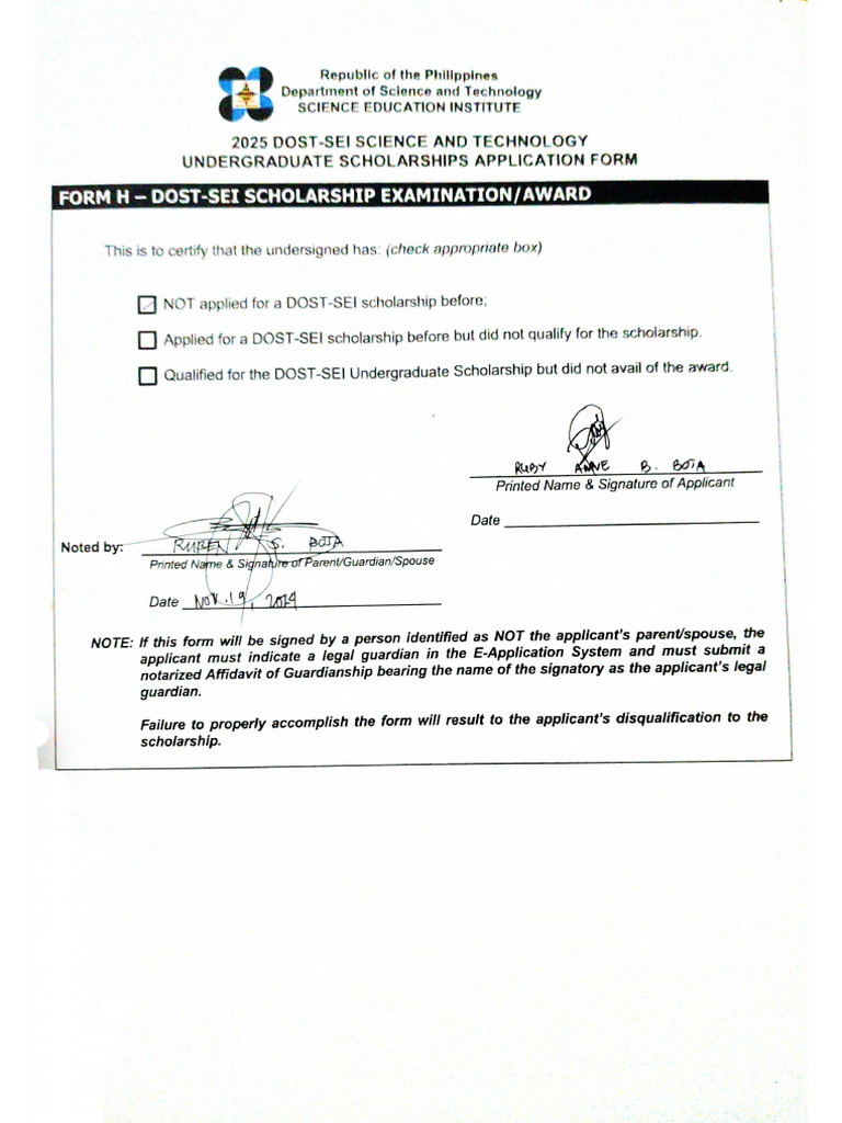 Form H | PDF