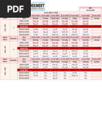 Grade 12 Timetable 2025 | PDF