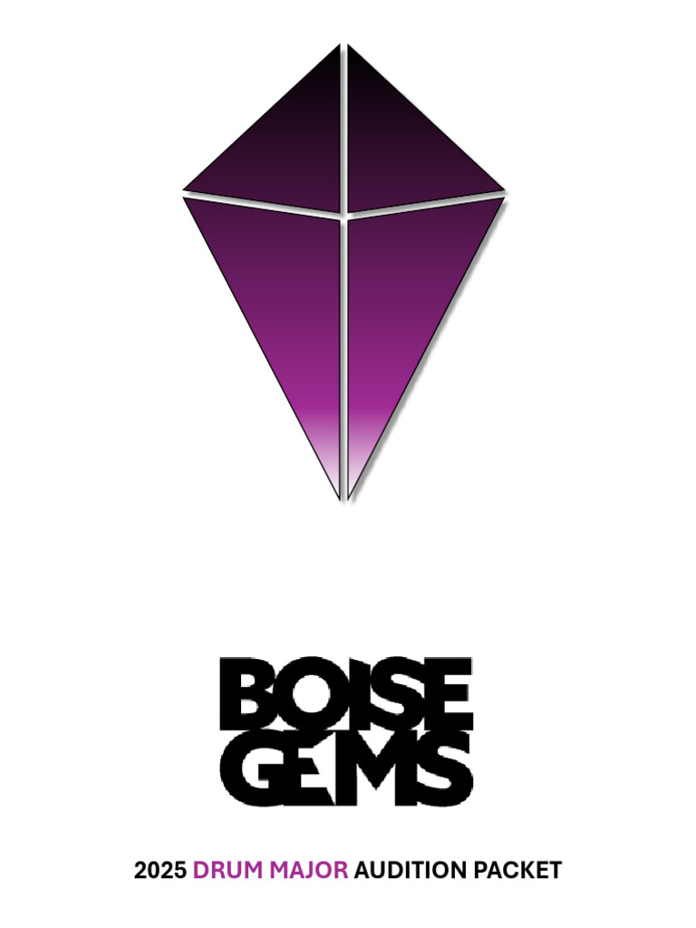 Boise Gems 2025 Drum Major Audition Guide | PDF | Audition