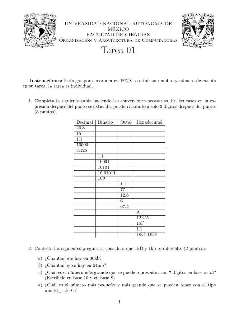 Tarea01 | PDF | Poco | Informática