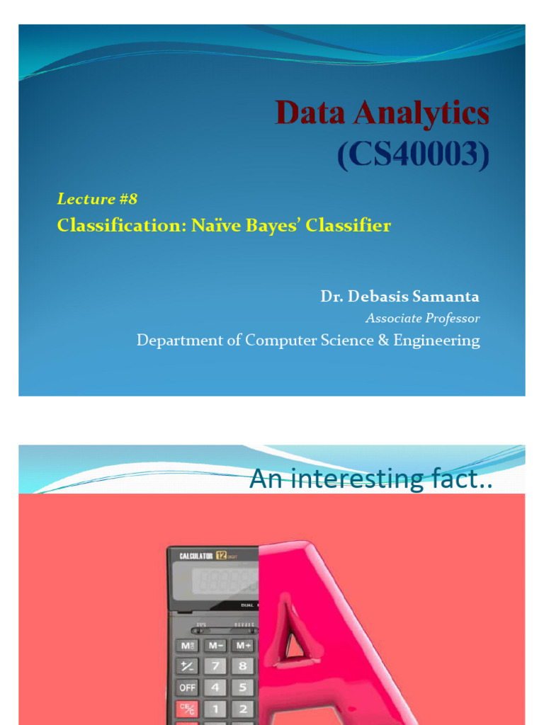 Naïve Bayes Classifier Pros and Cons | PDF | Statistical Classification | Bayesian Inference