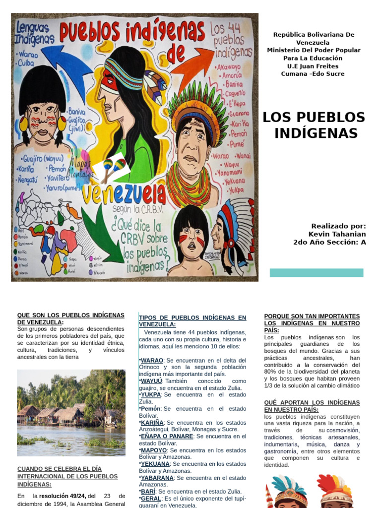 Pueblos Indígenas de Venezuela: Cultura y Ubicación | PDF | Venezuela ...
