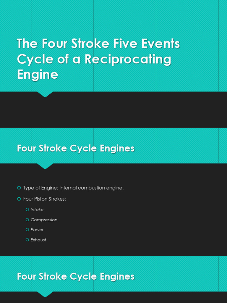 Understanding the Four-Stroke Engine | PDF