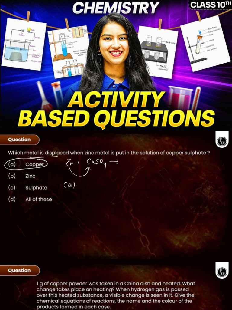 complete chemistry activity based questions | PDF