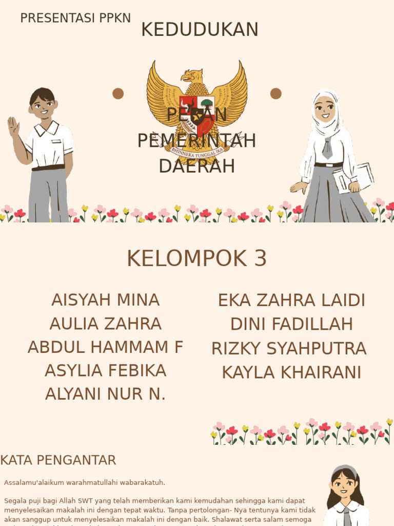 Coklat Krem Ilustrasi Projek Penguatan Pancasila P5 Kurikulum Merdeka ...