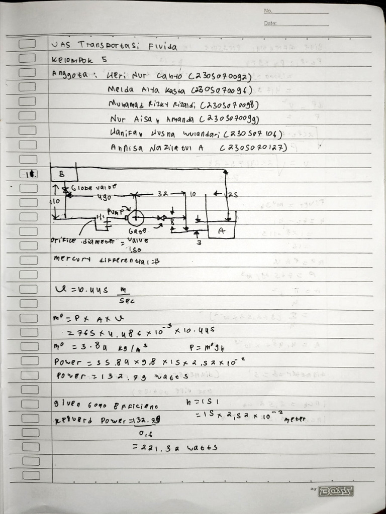 Uas Transflu - Kelompok 5 | PDF