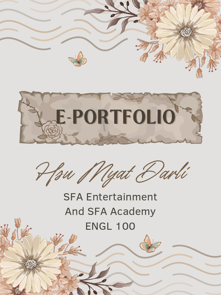 Hsu Myat Darli E-Portfolio | PDF | Recycling | Essays