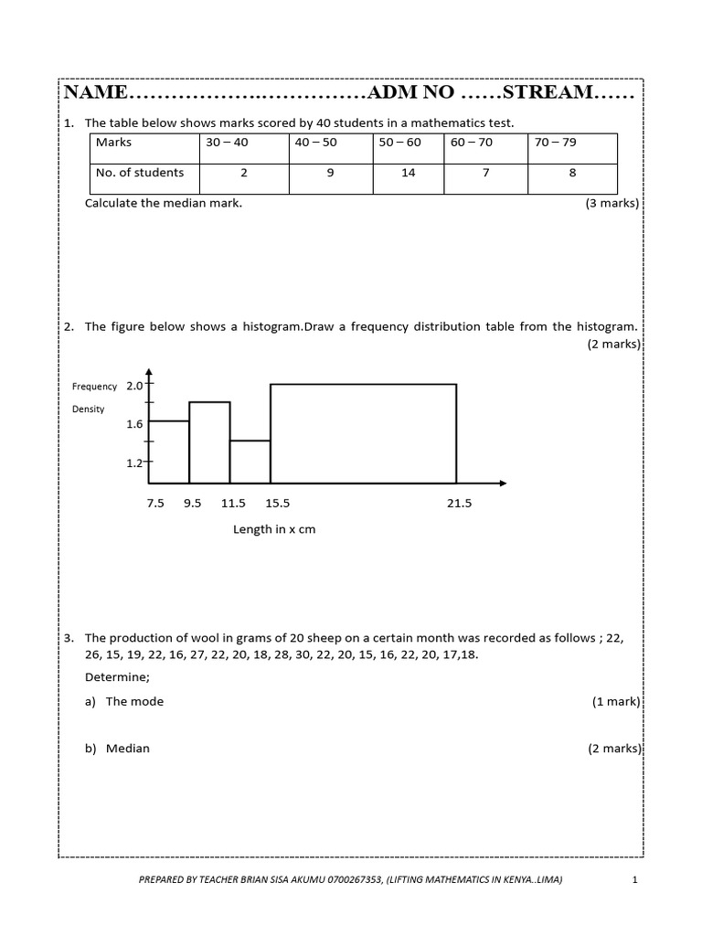 Mathematics Test Analysis and Solutions | PDF | Mathematics | Geometry