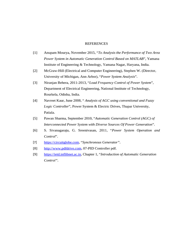 Automatic Generation Control Pdf