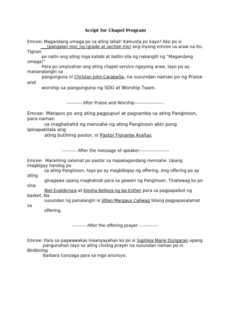 Emcee | PDF
