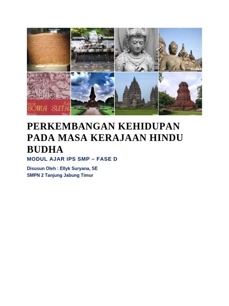 Perkembangan Masyarakat Hindu-Buddha | PDF