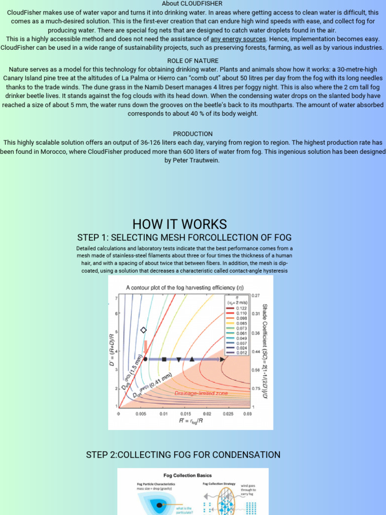 Cloudfisher Presentation | PDF | Fog | Water