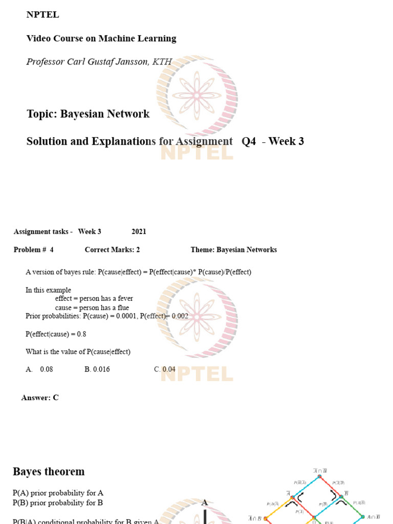 Task On Bayesian Networks | PDF