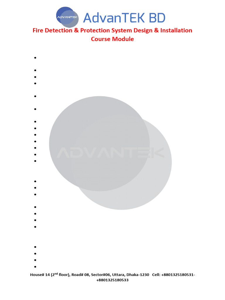 Fire Detection & Protection System Design and Installation | PDF | Fire ...
