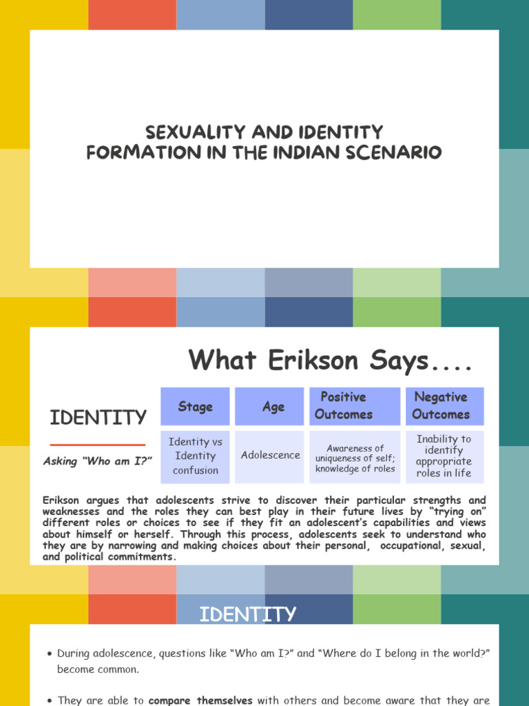 Sexuality and Identity Formation in The Indian Scenario | PDF ...