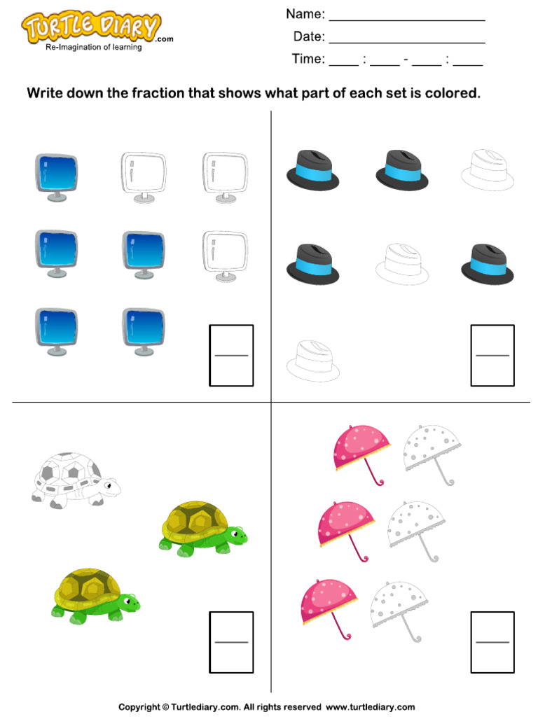 write-fraction-showing-the-colored-part | PDF