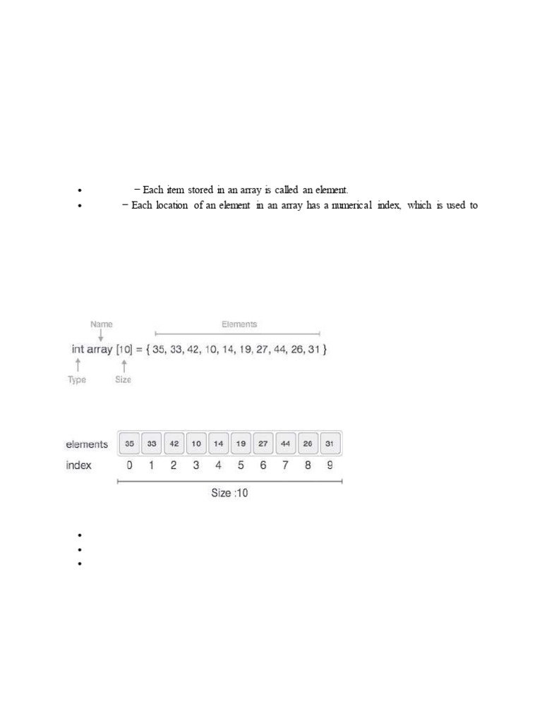 UNIT II - Arrays | PDF | Computer Science | Computing UNIT II - Arrays | PDF | Computer Science | Computing