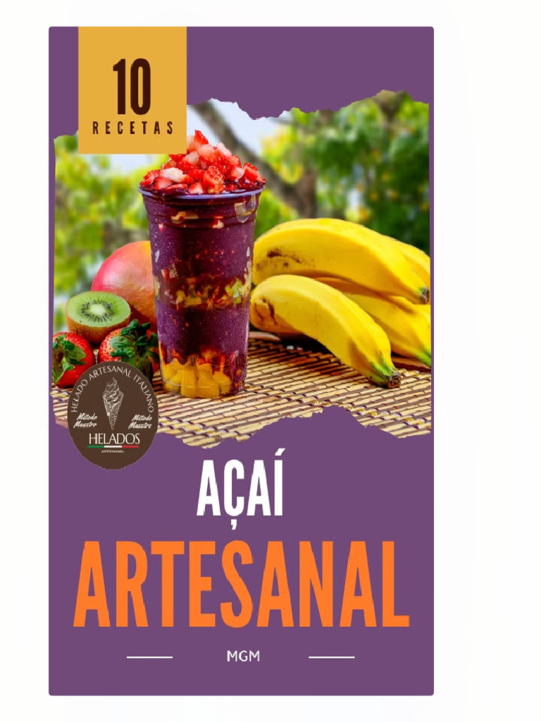 Receitas de Açai | PDF | Fruta | Postres