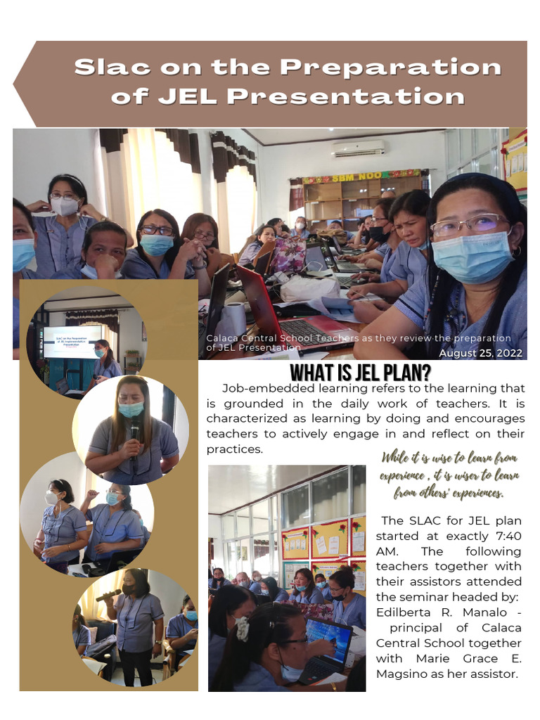 SLAC On The Preparation of Jel Presentation Aug 22. 2022 | PDF